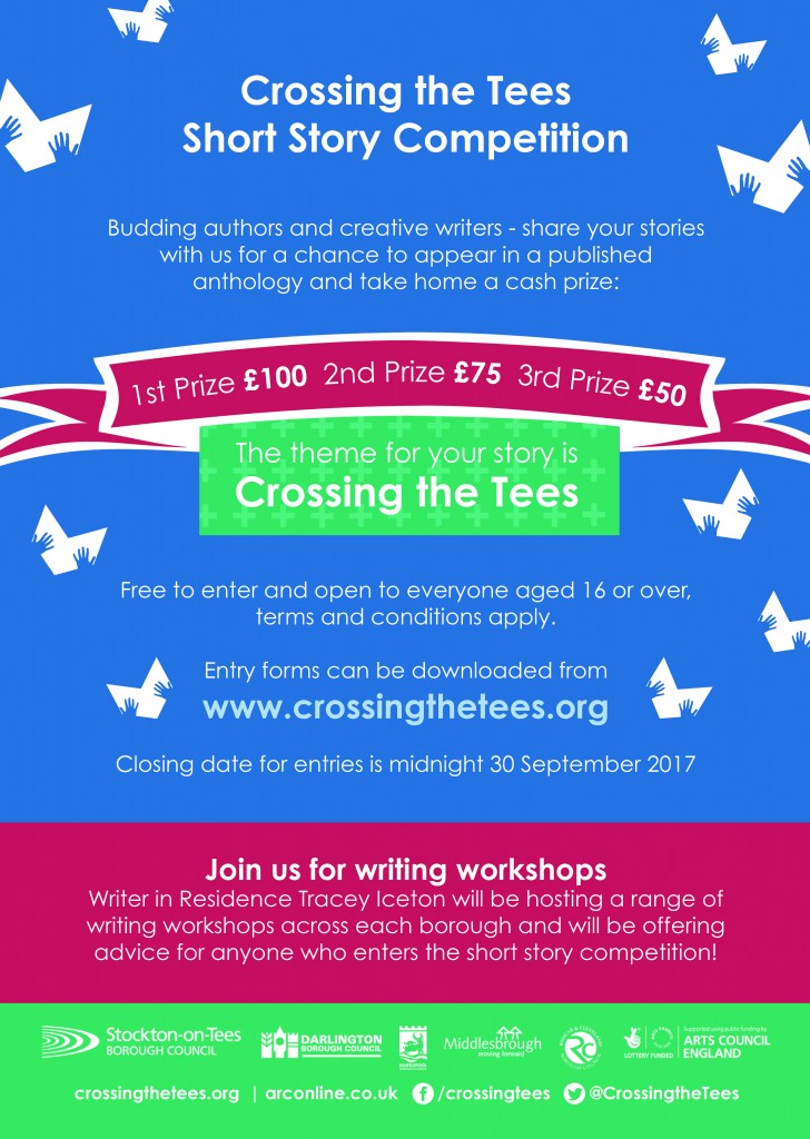 Poster – CROSSING THE TEES – A BOOK FESTIVAL FOR TEES VALLEY